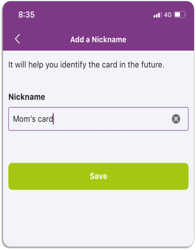 Add Nickname To Your ManjaLink Card - Manja